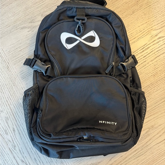 NFINITY | Bags | Nfinity Black Athletic Backpack With Adjustable Straps ...